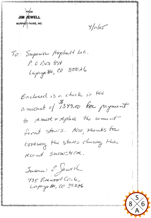 Jim Jewell 2005 - Superior Aggregates